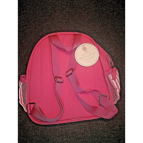 Pottery Barn | Accessories | Pottery Barn Prek Backpack Pink With Pom ...
